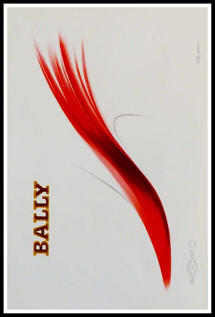 original vintage advertising poster - BALLY - EXCOFFON circa 1980 ...